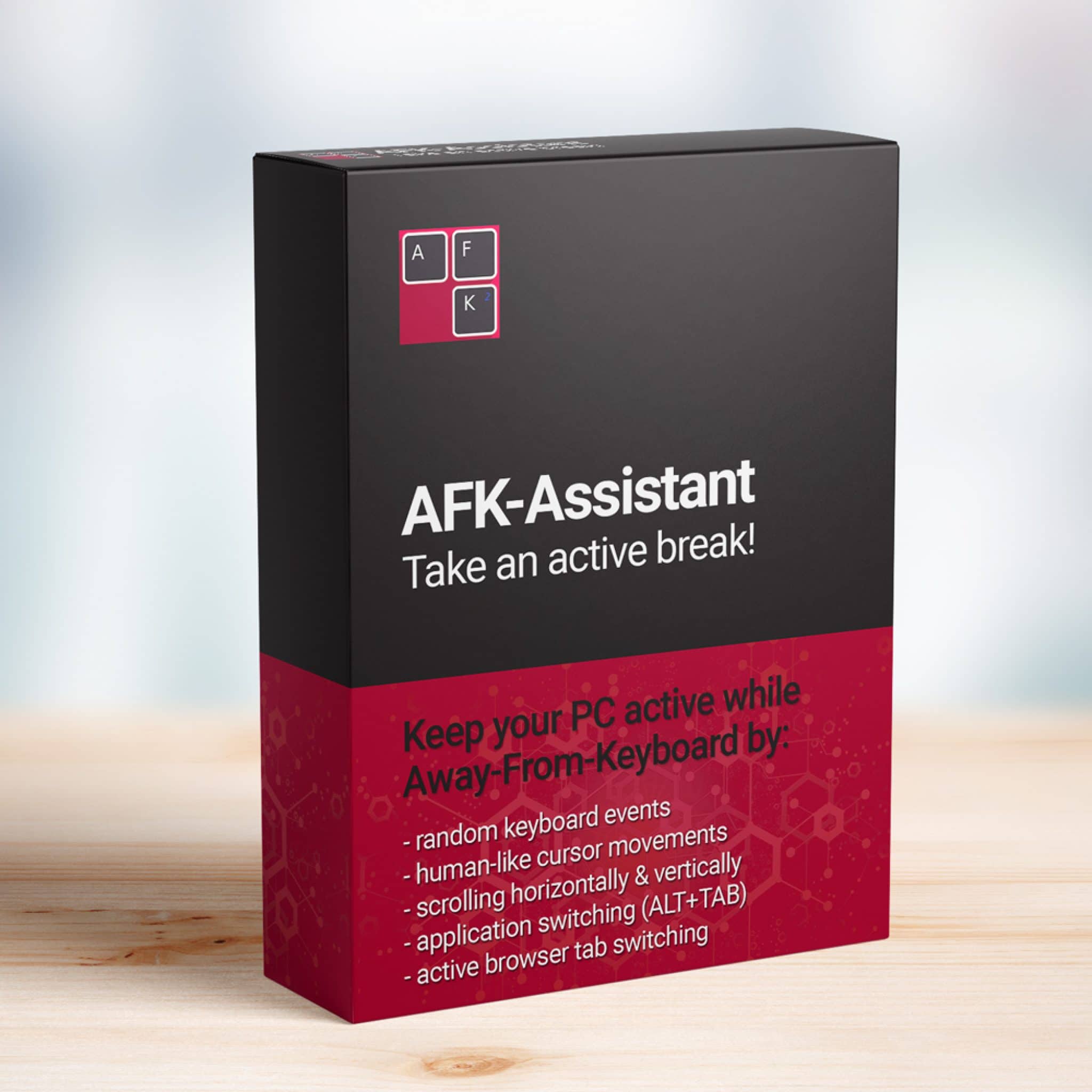AFK-Assistant | Keep your PC active while you are away from keyboard.