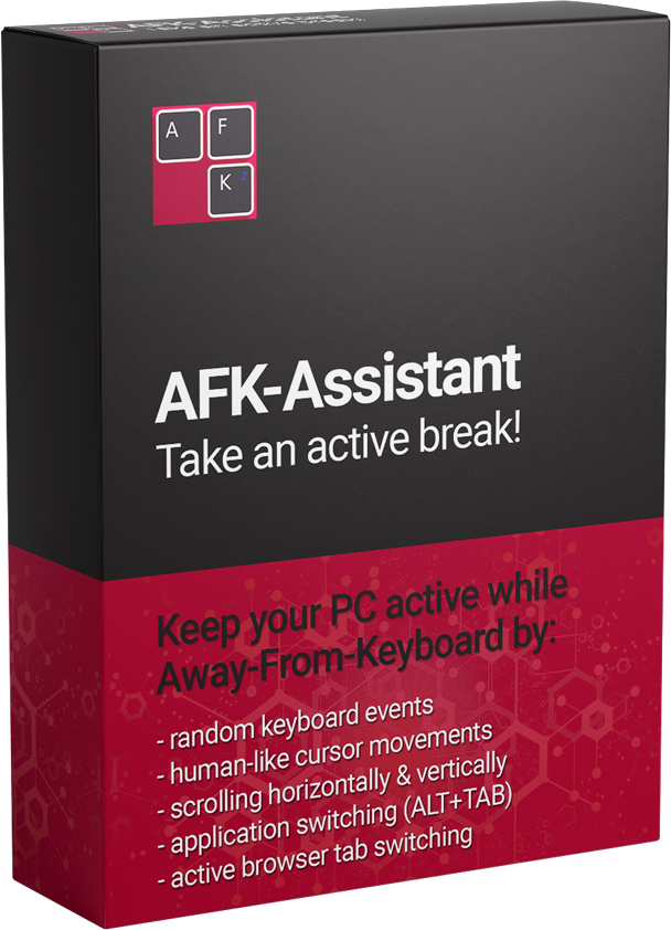 AFK-Assistant | Keep your PC active while you are away from keyboard.